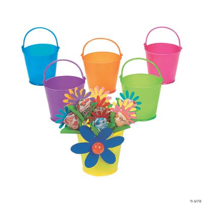 Mini Bright Pails - Oriental Trading