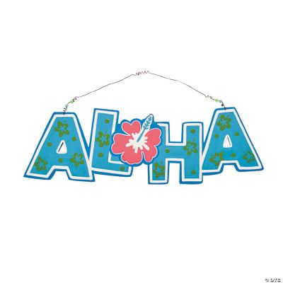 “Aloha” Sign - Oriental Trading - Discontinued