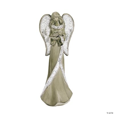 Garden Angel with Mosaic Glass Wings - Discontinued