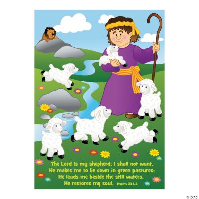 David with Sheep Sticker Scenes - Oriental Trading