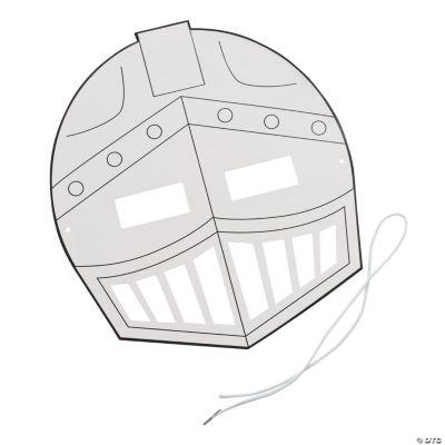 Color Your Own Knight’s Mask - Oriental Trading
