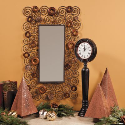 Framed Scroll Mirror - Discontinued