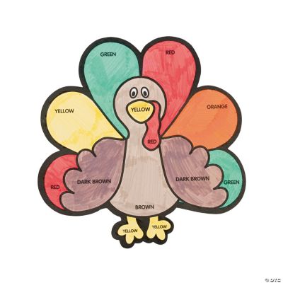 Color Your Own Turkey - Discontinued