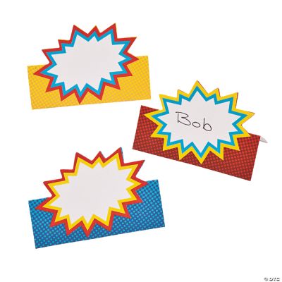 Superhero Place Cards | Oriental Trading