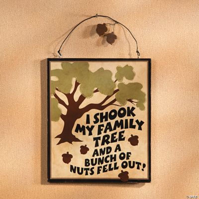 Family Tree Nut Sign - Discontinued