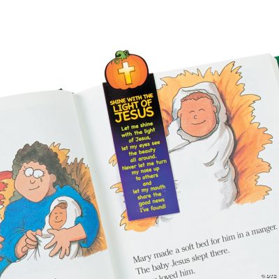 Christian Pumpkin Inspirational Magnetic Bookmarks - Discontinued