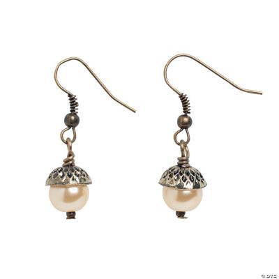 Pearl Acorn Bead Cap Earring Kit - Discontinued