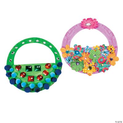 Paper Plate May Day Baskets Idea | Oriental Trading