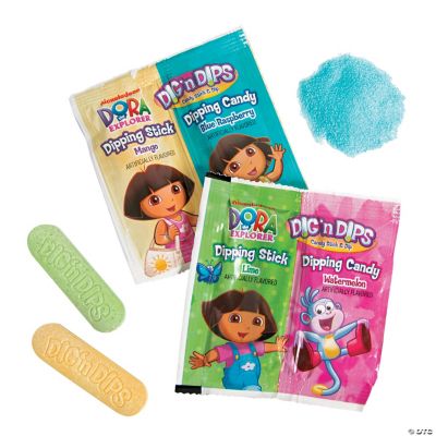 Dig ‘N Dips® Dora The Explorer™ Candy - Oriental Trading