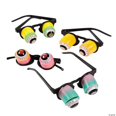 Kids Hanging Rainbow Goo-Goo Eyeglasses- 12 Pc. | Oriental Trading