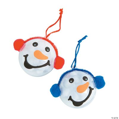 Snowman Head Ornament Christmas Craft Kit - Discontinued