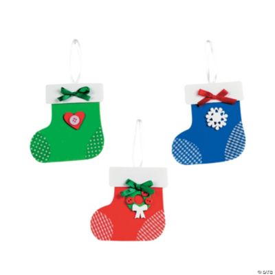Christmas Stocking Ornament Craft Kit - Discontinued
