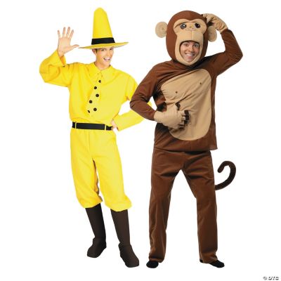 Adult's Curious George Couples Costumes