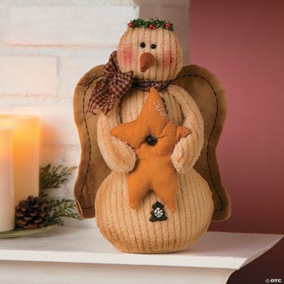 Snowman Angel with Star - Discontinued