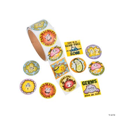 Germs Sticker Rolls - Discontinued