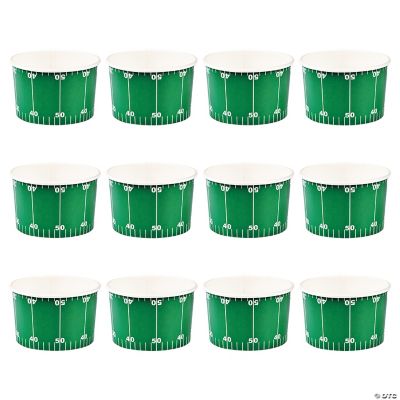 2 1/2" x 4" Football Disposable Paper Snack Bowls- 12 Ct. | Oriental ...