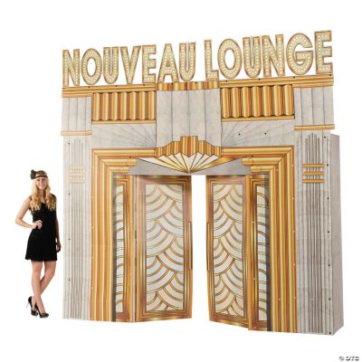 103" Roaring 20s Club Entryway Arch Cardboard Stand-Up | Oriental Trading