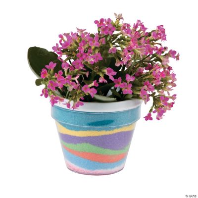 Sand Art Flower Pots - 12 Pc. | Oriental Trading