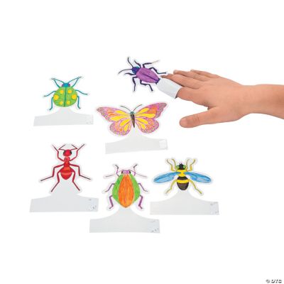 Color Your Own Bugs Finger Puppets - Discontinued