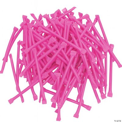 Hot Pink Candy-Filled Straws - 240 Pc.