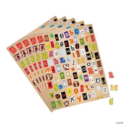 Ransom Note Alphabet Stickers - Discontinued