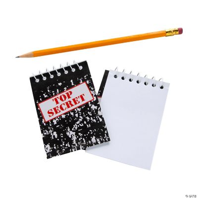 Top Secret Spiral Notebooks - 24 Pc. - Discontinued