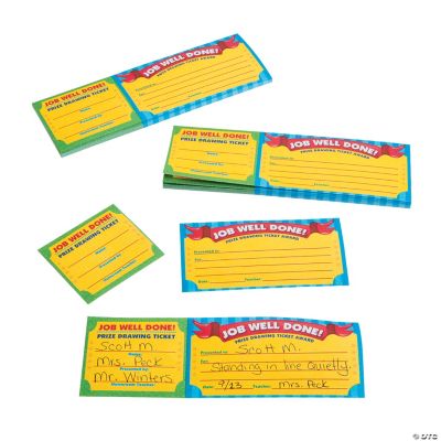 Good Work Ticket Awards - Discontinued