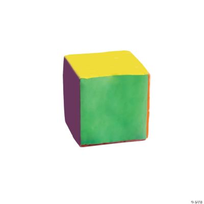 4 1/2" Multicolored Foam Pocket Dice with Vinyl Sleeves | Oriental Trading