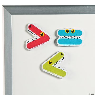2 1/2" x 2 1/2" Animal Math Symbol Bright Foam Magnets - 24 Pc ...
