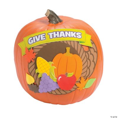 Cornucopia Pumpkin Decorating Craft Kit - Discontinued