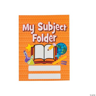 Multiple Subject Folders - Discontinued