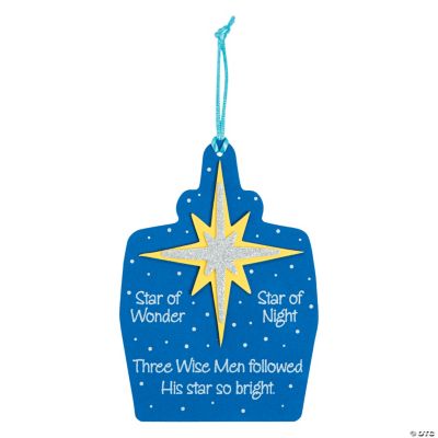 Wise Men Followed Christmas Ornament Craft Kit - Discontinued
