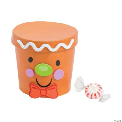 Gingerbread Man Treat Container Craft Kit - Discontinued