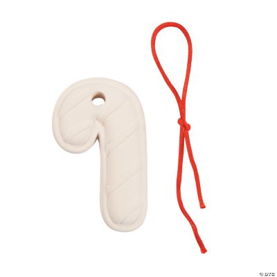 DIY Ceramic Candy Cane Ornaments - Discontinued