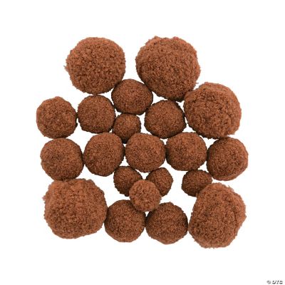 Brown Pom-Poms - Discontinued