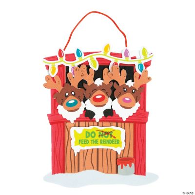 Reindeer Stable Sign Craft Kit - Discontinued
