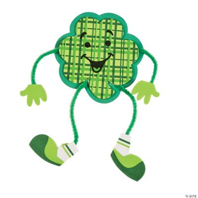 Smile Face Shamrock Magnet Craft Kit - Discontinued