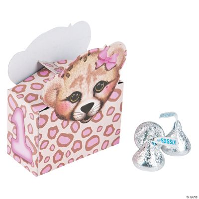1st Birthday Cheetah Favor Boxes - 12 Pc. - Discontinued