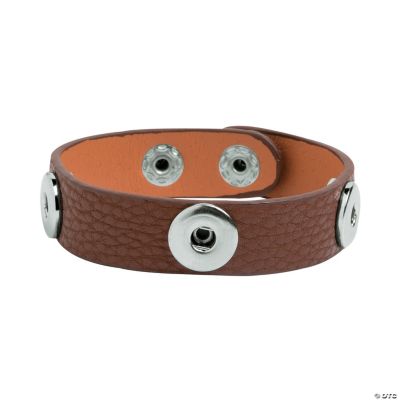 Small Brown Snap Bracelets - Discontinued