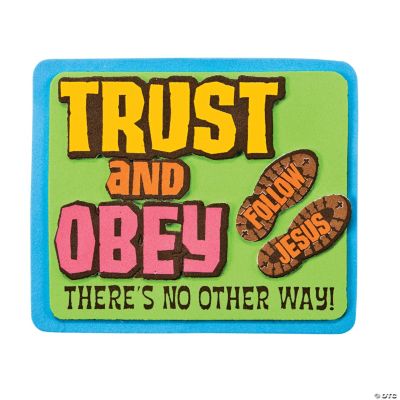 Trust and Obey Magnet Craft Kit - Discontinued