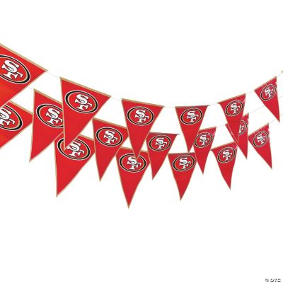 NFL® San Fransisco 49ers™ Plastic Pennant Banner - Discontinued
