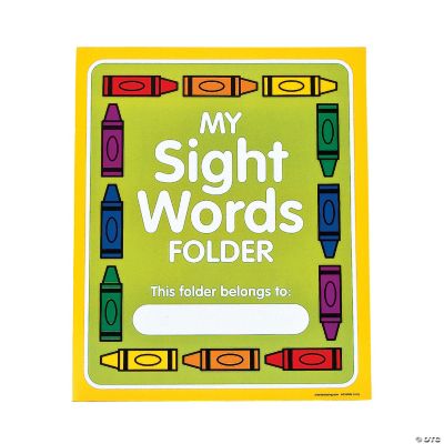 Sight Word Pocket Folders - Discontinued