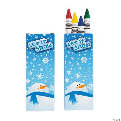 4 - Color Winter Crayons - 6 Boxes - Discontinued