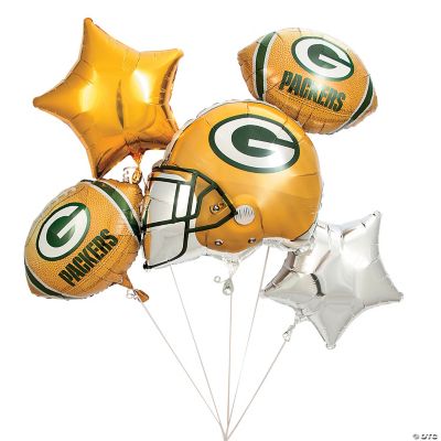 NFL® Green Bay Packers™ Mylar Balloons - 5 Pc. | Oriental Trading