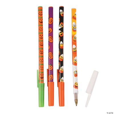 Pumpkin & Candy Corn Stick Pens - Discontinued