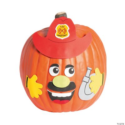 Firefighter Pumpkin Decorating Craft Kit - Discontinued