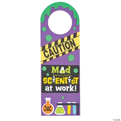 Mad Scientist Doorknob Hanger Craft Kit - Discontinued