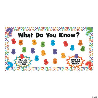 What Do You Know Bulletin Board Set - Discontinued
