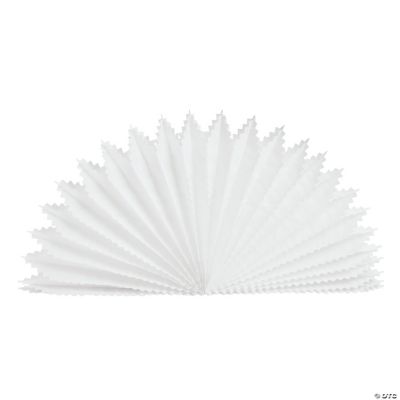 White Fan Burst Centerpieces - 6 Pc. - Less Than Perfect | Oriental Trading