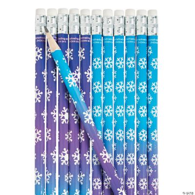 Ombre Snowflake Pencils - Discontinued